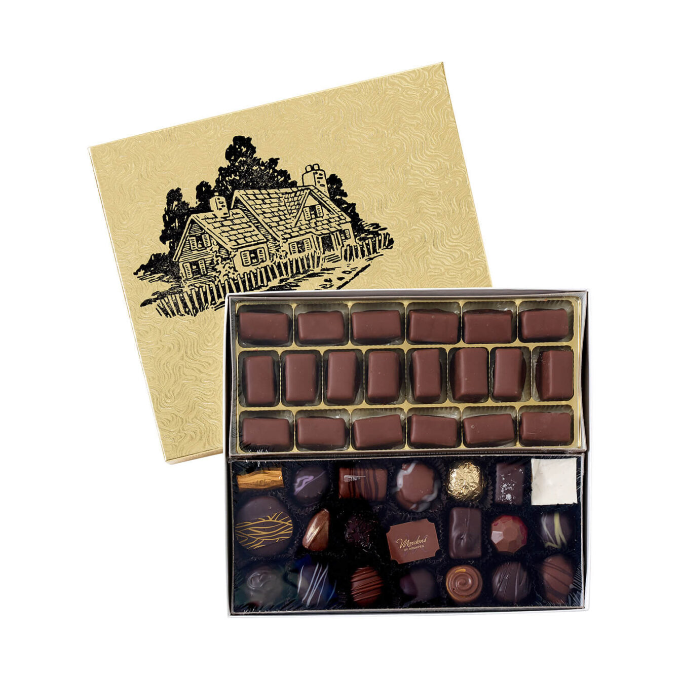 2 Section Gift Box (All Chocolates) - Mordens' of Winnipeg
